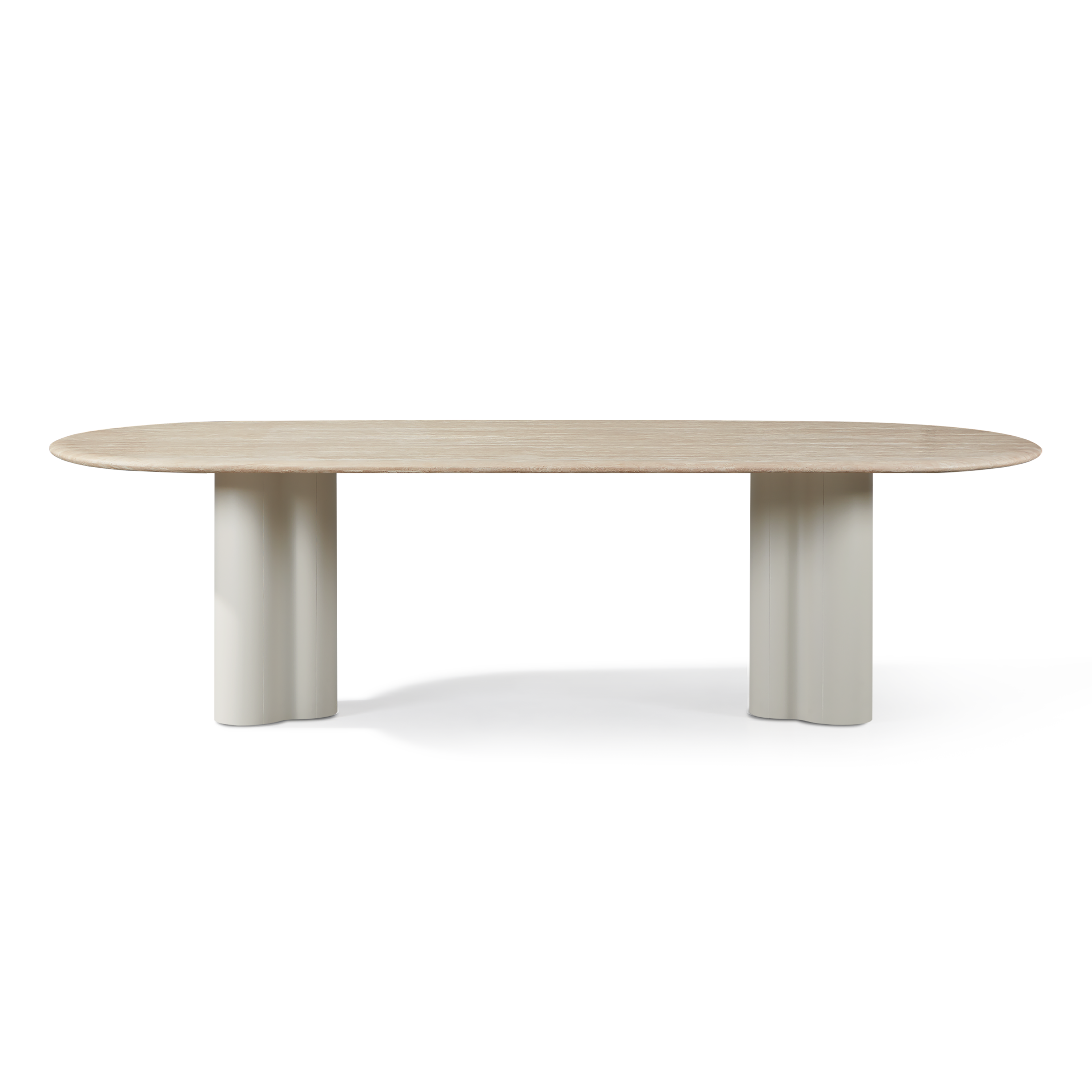 Porto Aluminum Pill Dining Table 108" – HARBOUR
