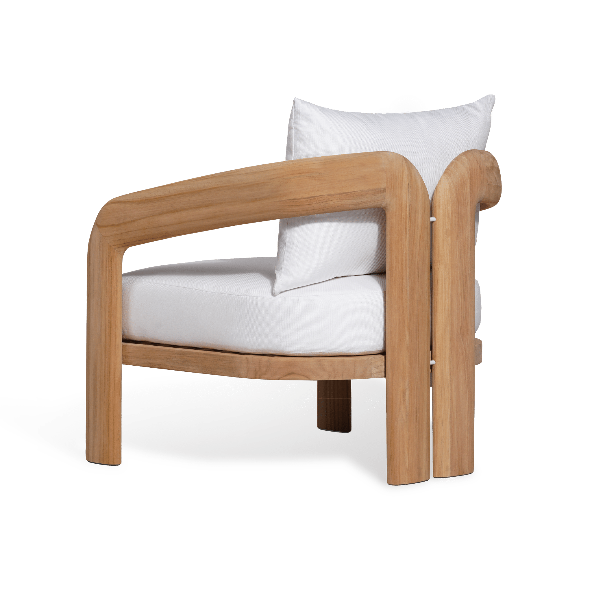 Chloe Teak Lounge Chair – HARBOUR