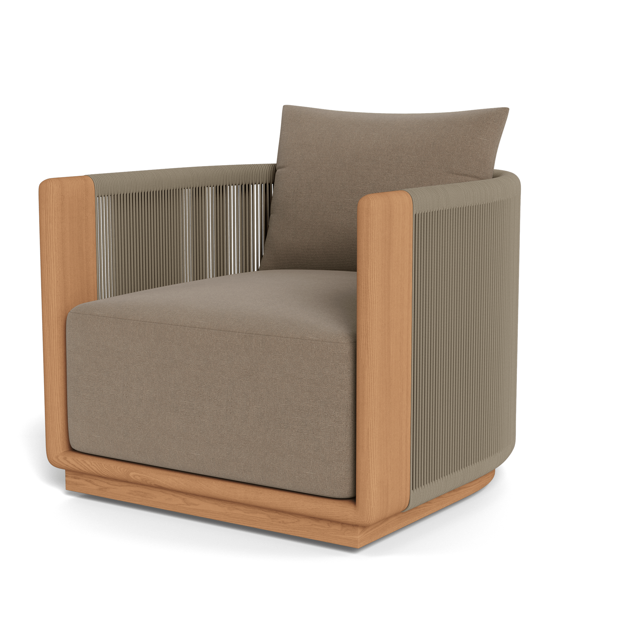 Palm Beach Teak Swivel Lounge Chair – HARBOUR