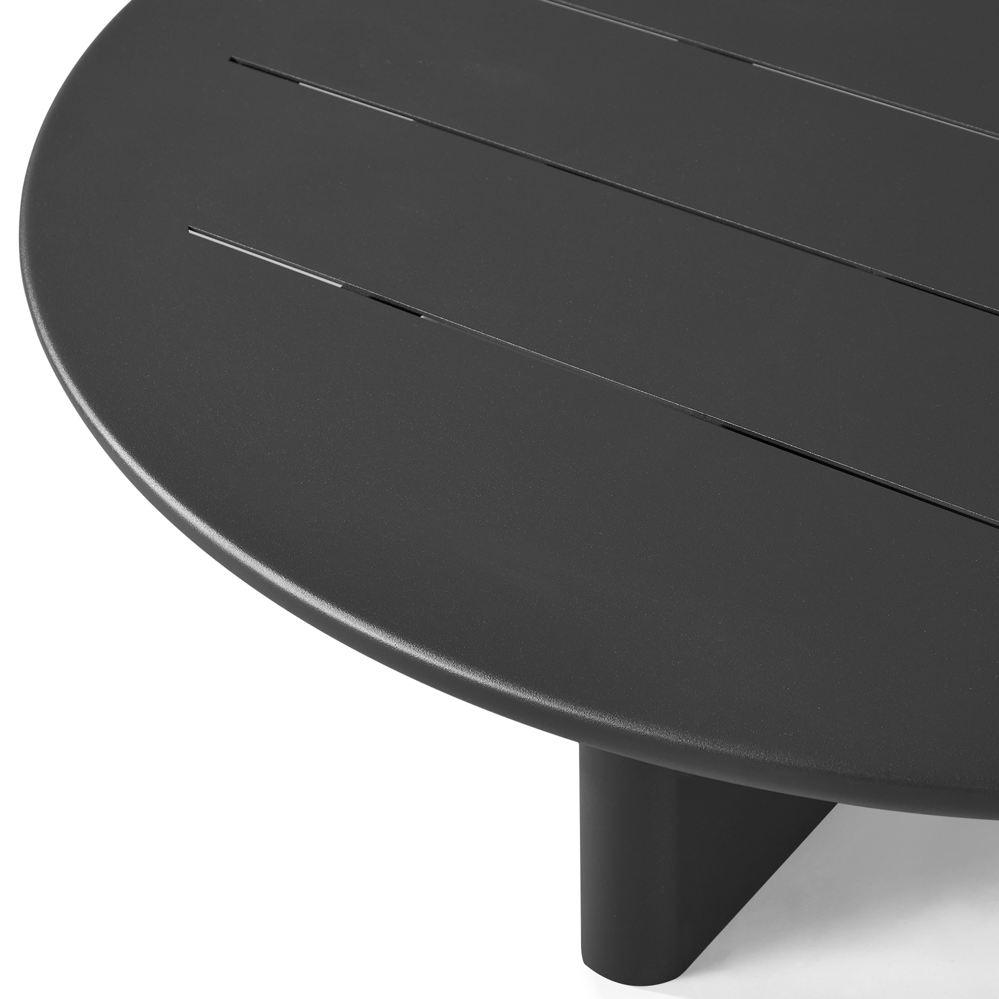 Victoria Round Slatted Coffee Table – HARBOUR