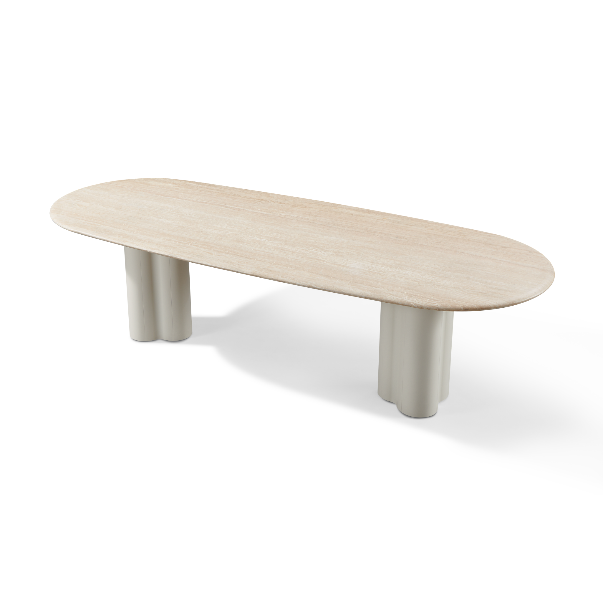 Porto Aluminum Pill Dining Table 108" – HARBOUR