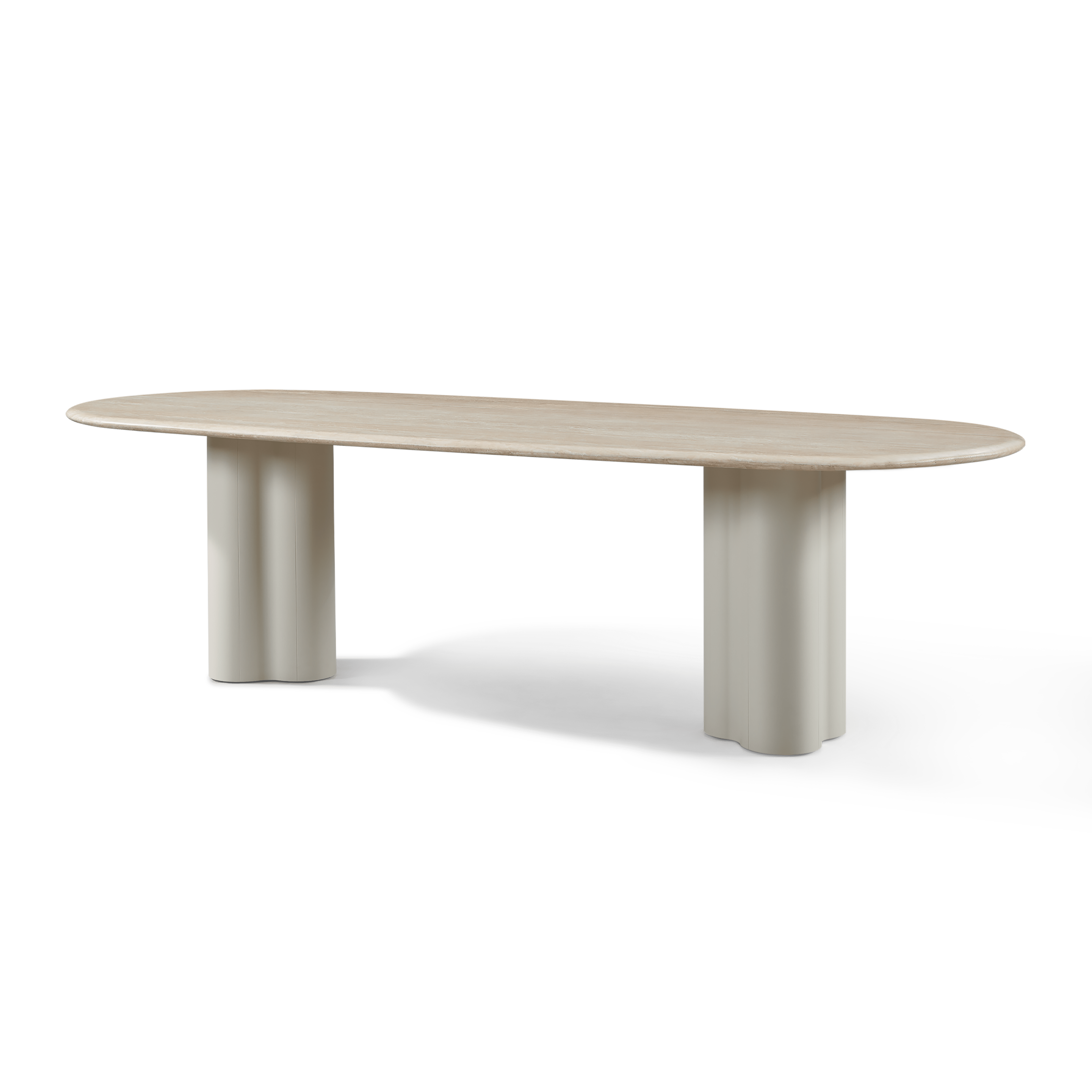 Porto Aluminum Pill Dining Table 108" – HARBOUR