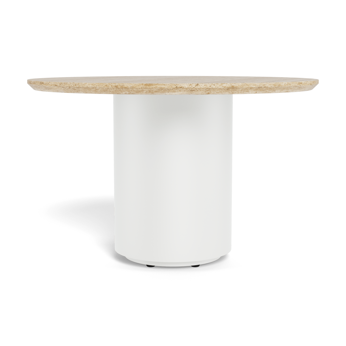 Santorini Outdoor Stone Round Dining Table 48" – HARBOUR